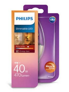 Philips LED SIJALICA 6W(40W) E14 WW 230V B38 BISTRA PS498 DIMABILNAID: EK000735139
