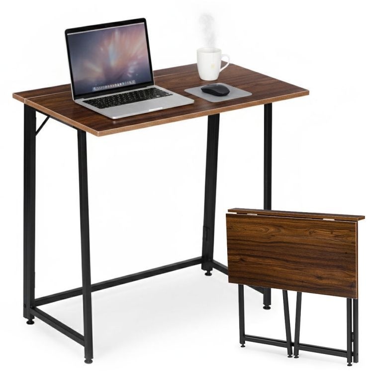 ModernHome Sklopivi sto za kompijuter 80x45 cm Laptop Table Dark wood TH-FD-15ID: EK000828755