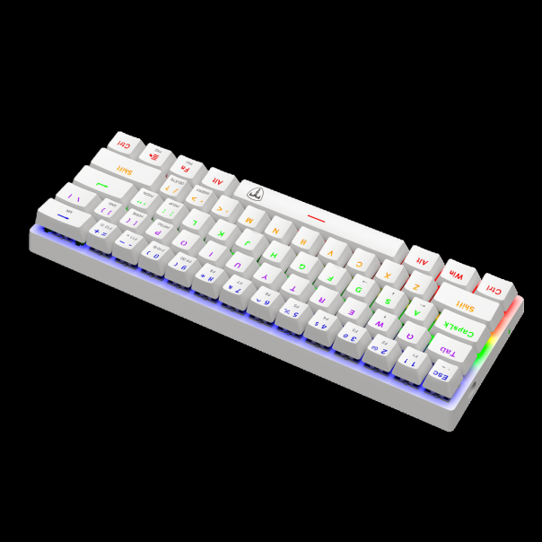 T-DAGGER Gaming mehanicka tastatura Arena TGK321W-BL (plavi switch) bela