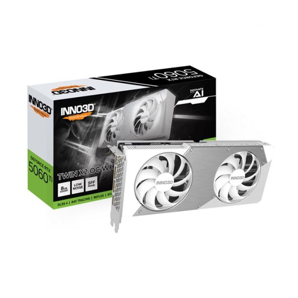 INNO3D Grafička karta N506T2-08D7X-193075W GEFORCE RTX 5060 Ti GDDR7 128 bit bela