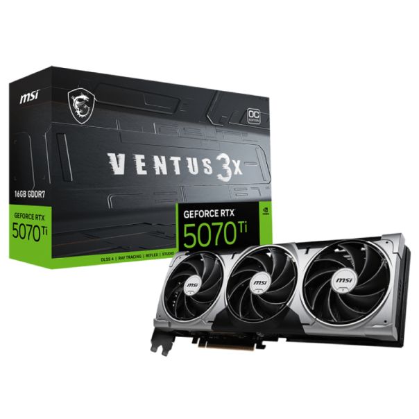 MSI nvidia GeForce RTX 5070 Ti 16G VENTUS 3X OC grafička karta