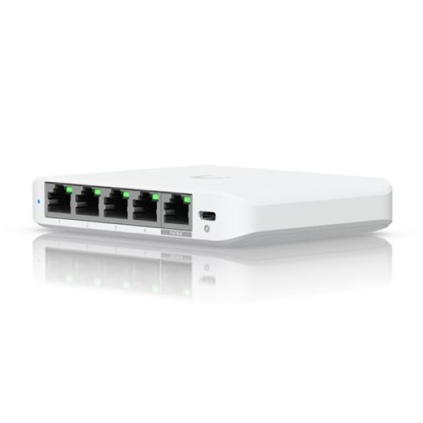 UBIQUITI LAN Switch USW-FLEX-2.5G-5-EU 4x2.5G/1x2.5G PoE In