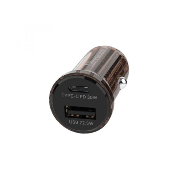 KONFULON Auto punjač Mini C85Q Type-C 30W USB 22.5W