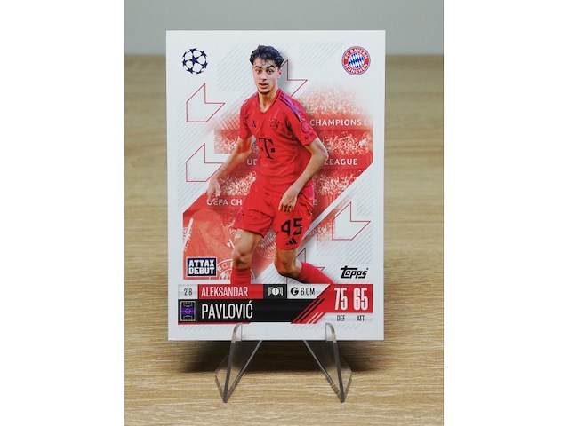 Match Attax 2024/25 218 Aleksandar Pavlović