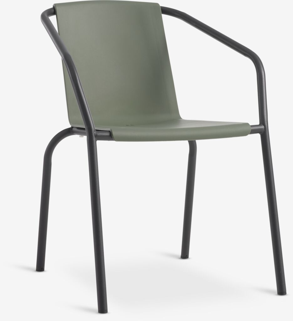 Stacking chair MODUM olive SALES NO.