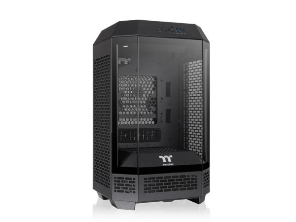 THERMALTAKE Kucište THE TOWER 250 Mini Tower mini-ITX kaljeno staklo bez napajanja crna