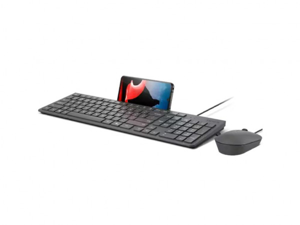LENOVO Tastatura+miš Lenovo 310 žicni set USB-A US Eur crna