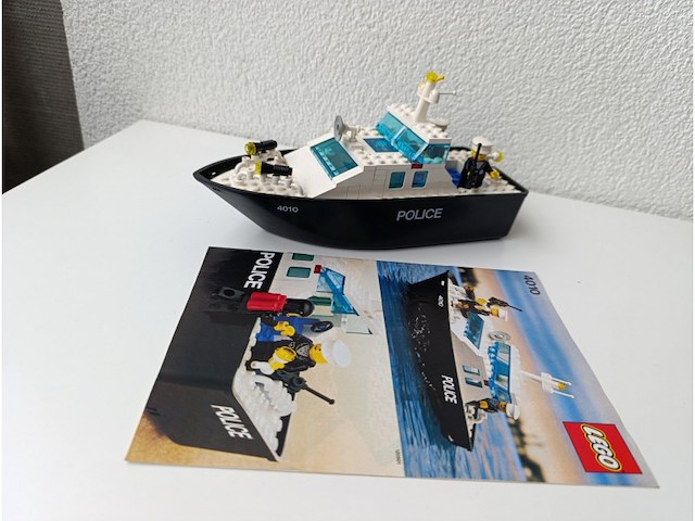 Lego 4010 Police Rescue Boat - stari