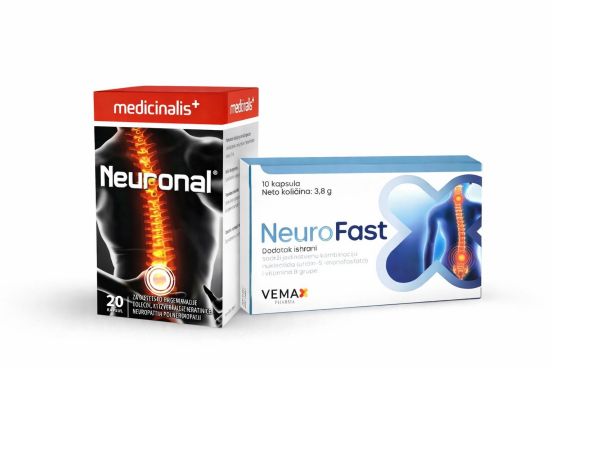 NEURONAL 20 KAPSULA + NEUROFAST 10 KAPSULA