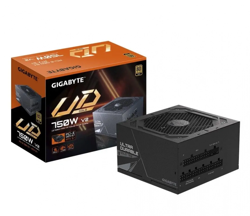 Napajanje GIGABYTE GP-UD750GM PG5 V2 750W/ATX/80+Gold/crna