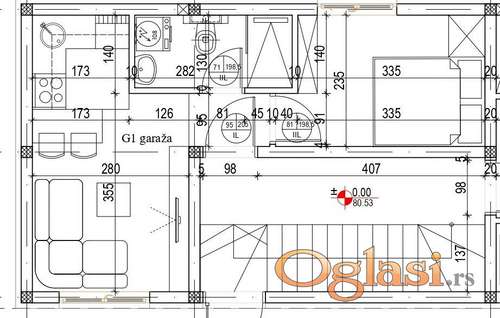 ***Jednoiposoban 28m2****