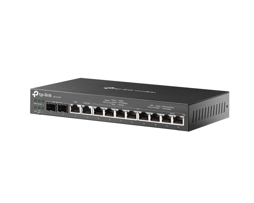 ER7212PC 3U1 kontroler+VPN Firewall ruter+Poe switch