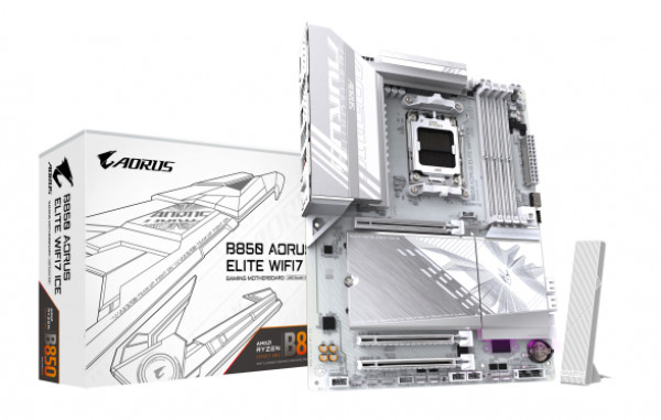 AM5, AMD B850, 4x DDR5 DIMMs with AMD EXPO Memory Module Support, Ultra-Fast Storage:3x M.2 slots, including PCIe 5.0 ( B850 A ELITE WF7 I