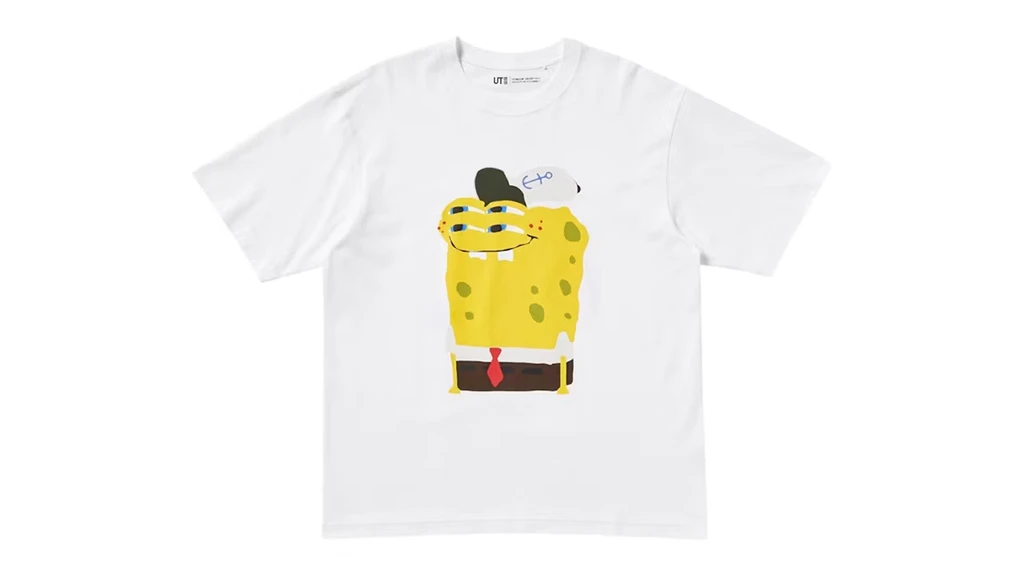 Cactus Plant Flea Market x Uniqlo x Spongebob Squarepants Tee