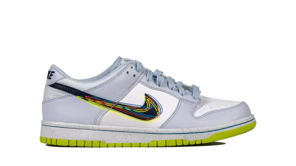 Nike Dunk Low 3D Swoosh Grey (GS)