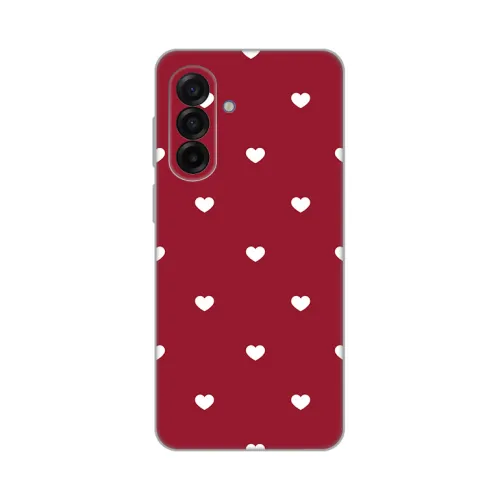 Silikonska futrola - maska print Skin za Samsung A175 Galaxy A17 Burgundy Hearts