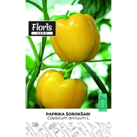 Seme paprika Šorokšari 0.5g - 10kom. Floris