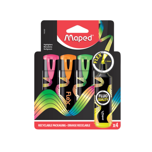TEKST MARKER MAPED FLUO`PEPS FLEX BLISTER