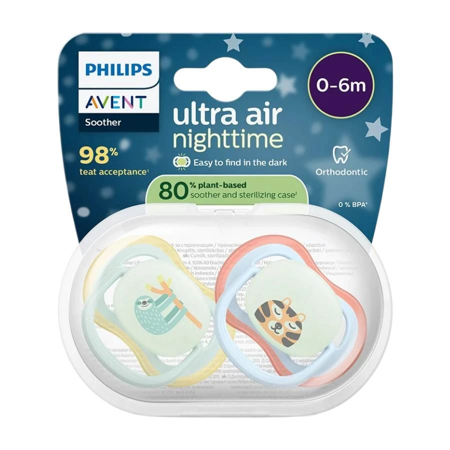 Philips AVENT Varalica ULTRA AIR Noćna 0-6m, 2 Varalice