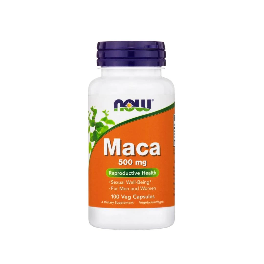 NOW® Maca 500 mg 100 Veganskih Kapsula