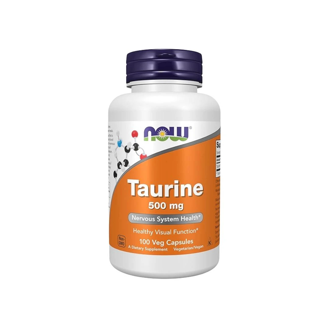 NOW® Taurin 500 mg 100 Kapsula