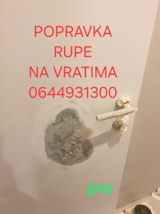 POPRAVKA RUPA U VRATIMA 0644931300