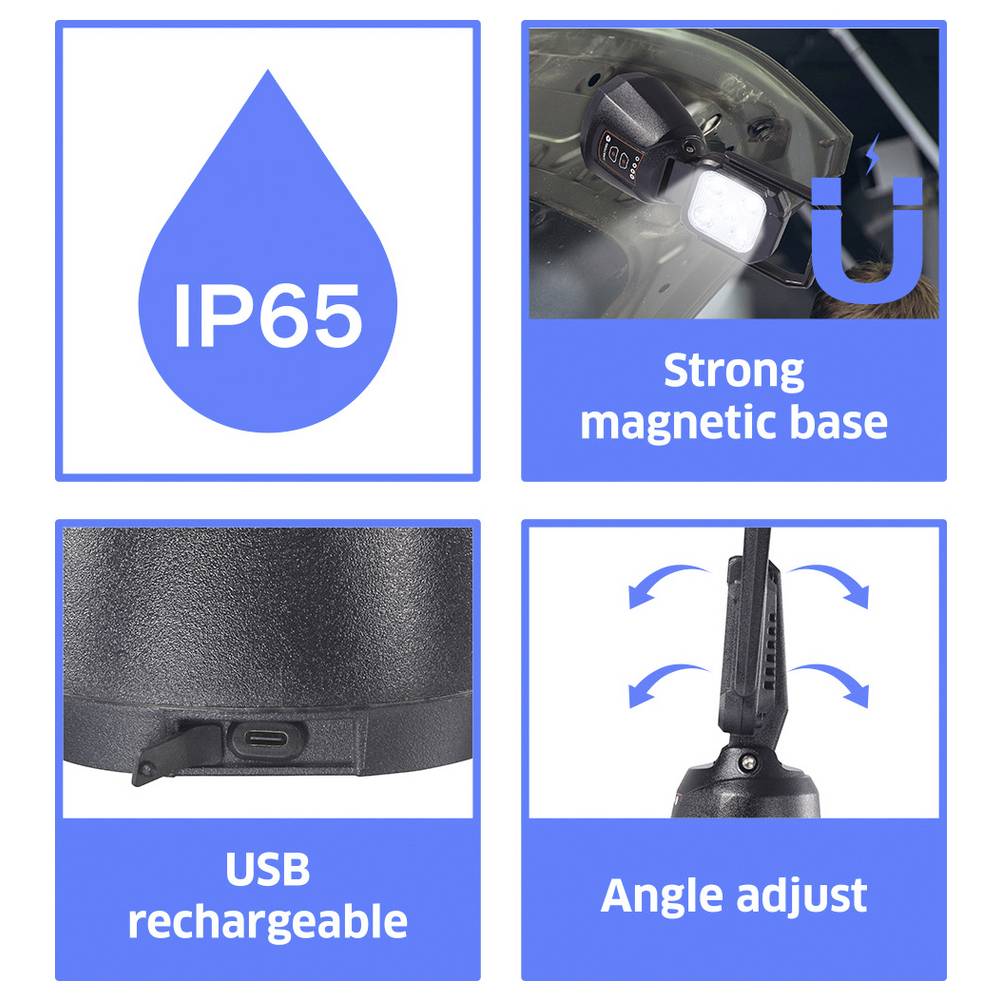 Lampa TOOLCRAFT TO-10355277 1125lm punjiva sa magnetom