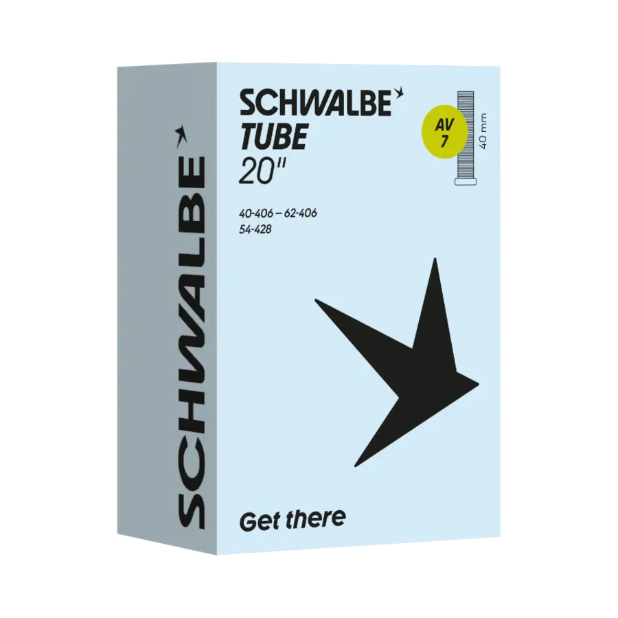 SCHWALBE UNUTRAŠNJA GUMA AV7 (20″) IB AGV 40MM