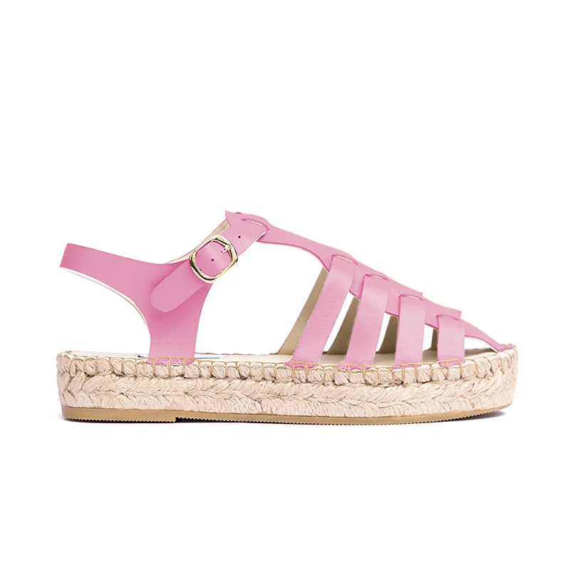 Espadrille leather sandals – Kiss Nappa leather