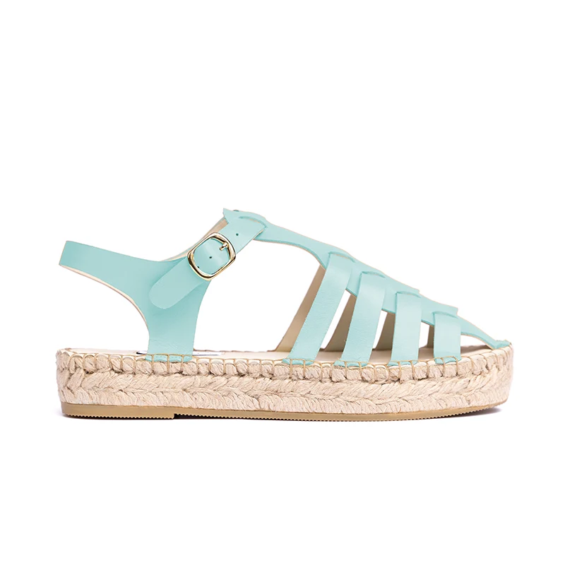 Espadrille leather sandals – Nimbus Nappa leather