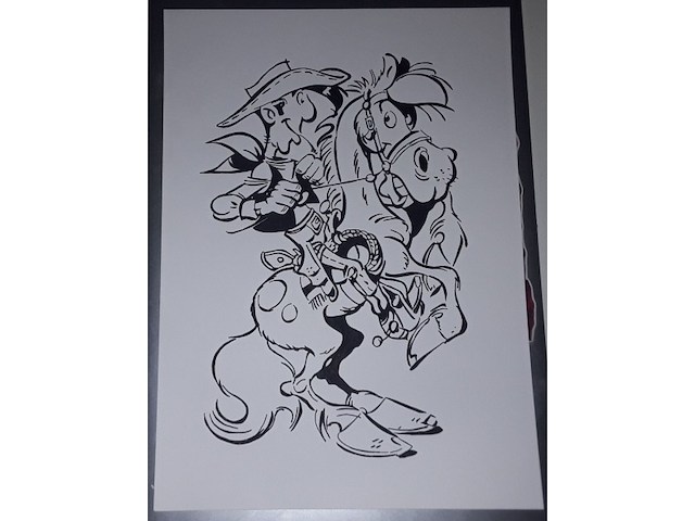 Crtez na hamer papiru 30 x 21,5 cm. - Talicni Tom