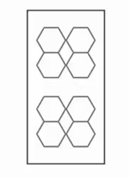 Spectra 175-265v 6500k v4 led svetla hexagon 498w ( 119-0004 )
