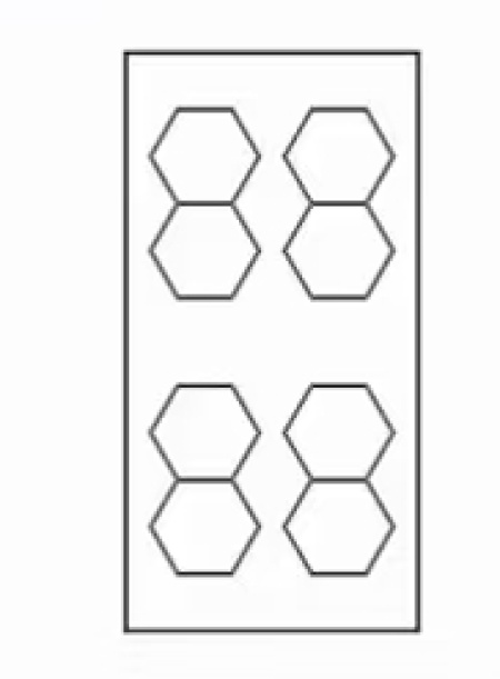 Spectra 175-265v 6500k v5 led svetla hexagon 498w ( 119-0005 )