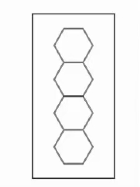 Spectra 175-265v 6500k v6 led svetla hexagon 456w ( 119-0006 )