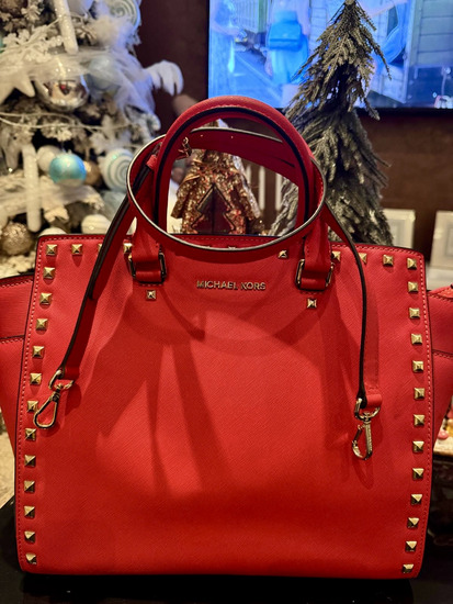 MICHEAL KORS Fire Red Bag