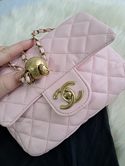 Chanel pink pearl crush mini