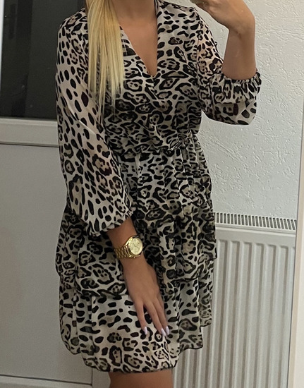 Leopard print haljina