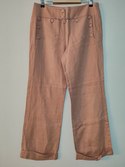 SONIA RYKIEL ORIGINAL DUGE PANTALONE LAN,PAMUK