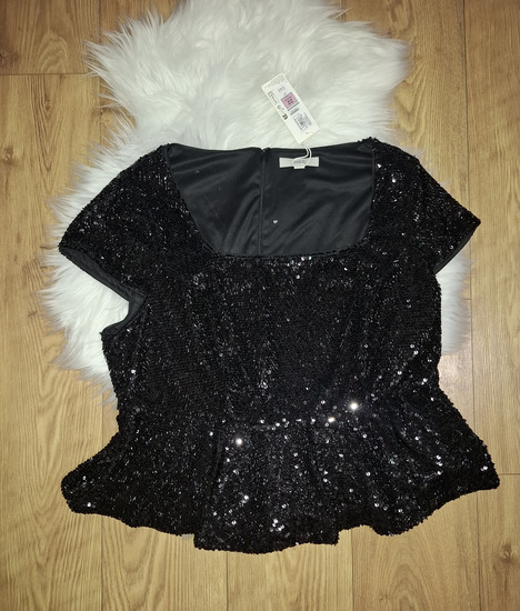 Marks&Spencer Sequin Pelpum Top novo sa etiketom