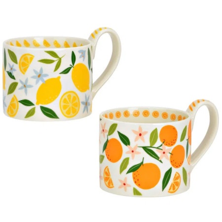 Viter šolja od porcelana lemon/orange 400ml ( 10045149 )
