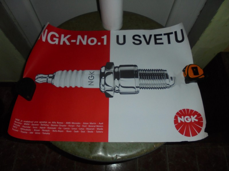 10 PLAKATA - POSTER REKLAMA ZA ‚‚NGK - SVEĆICE" 59x42