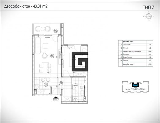 Luksuz, novogradnja-Novi Beograd, Ledine ID#1925