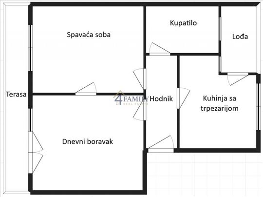 Zemun centar, dvosoban, odmah useljiv
