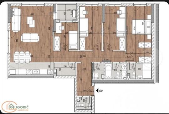 Beograd, Tošin Bunar, Stan, 4.0, 114m2