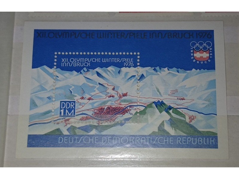 Nemačka DDR blok 1975 MNH **