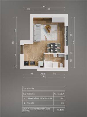 Stan,Novi Sad,Centar,kv: 26.00, € 98800