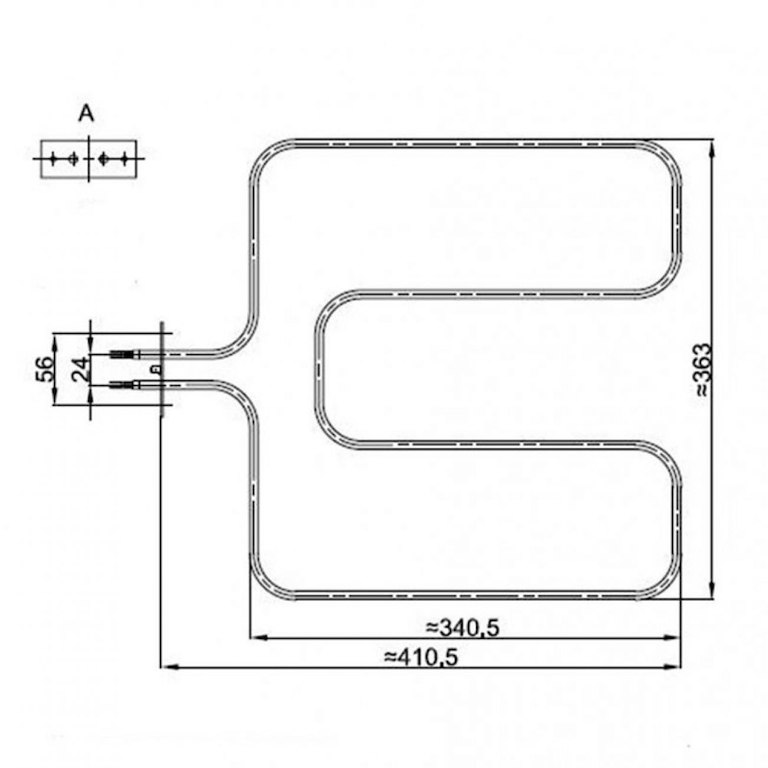 GREJAČ CG-1300W 230V BEKO M