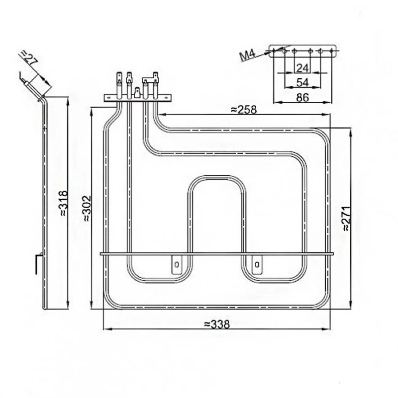 GREJAČ CG-1100+1100W 230V BEKO