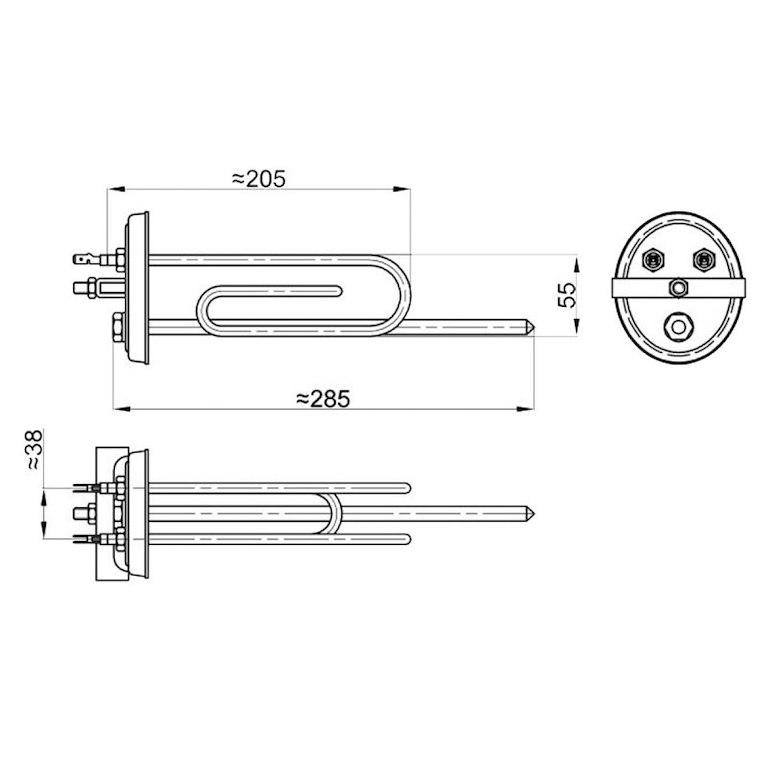 GREJAČ GB-2000W KOMPLET