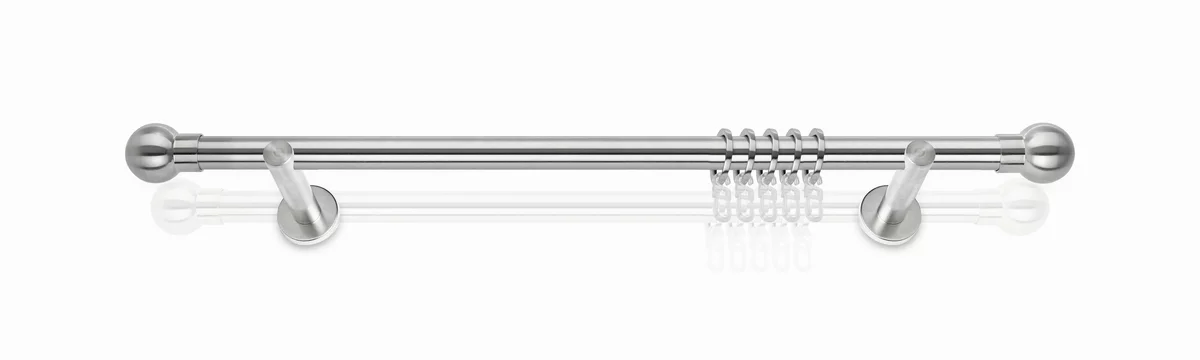 Homeware KOMPLET GARNIŠNA srebrna metal